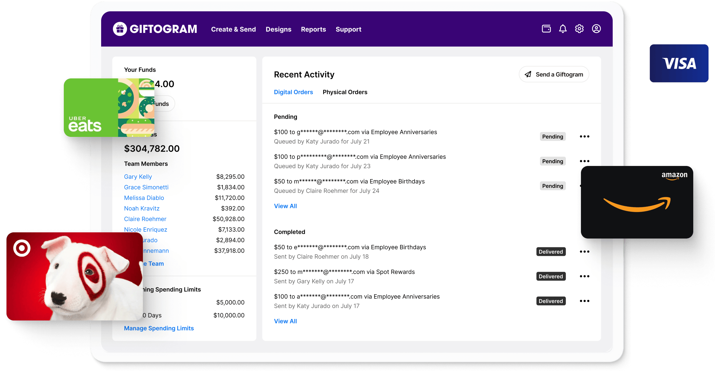 Easily Send Gift Cards and Prepaid Cards in Bulk - Giftogram